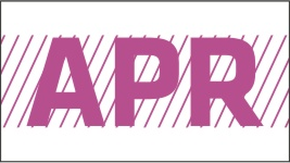 MONTH APRIL / APR STICKER ON CALIFORNIA LICENSE PLATE