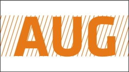 MONTH AUGUST / AUG STICKER ON CALIFORNIA LICENSE PLATE