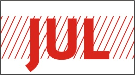 MONTH JULY / JUL STICKER ON CALIFORNIA LICENSE PLATE