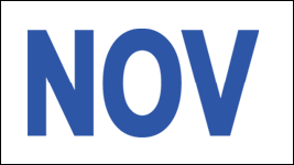 MONTH NOVEMBER / NOV STICKER ON CALIFORNIA LICENSE PLATE